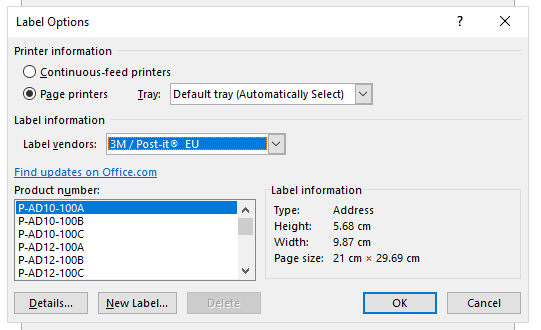 Creating Address Labels In Microsoft Word 2007 And 2010